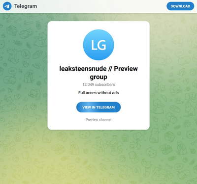 Telegram Leaks Mega - t.me/leaksteensnude - Telegram Porn